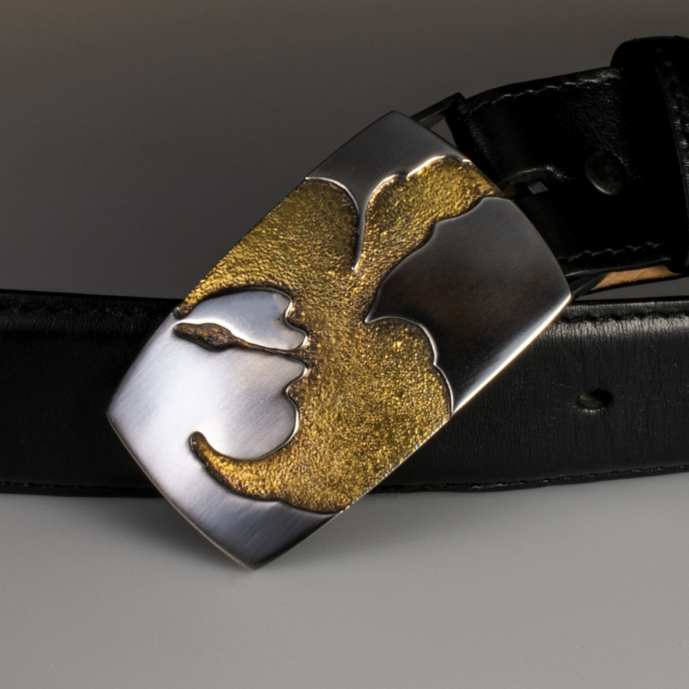 Waterbird Dress Buckle - Shades of Rez Studio | Designs by Tim Blueflint