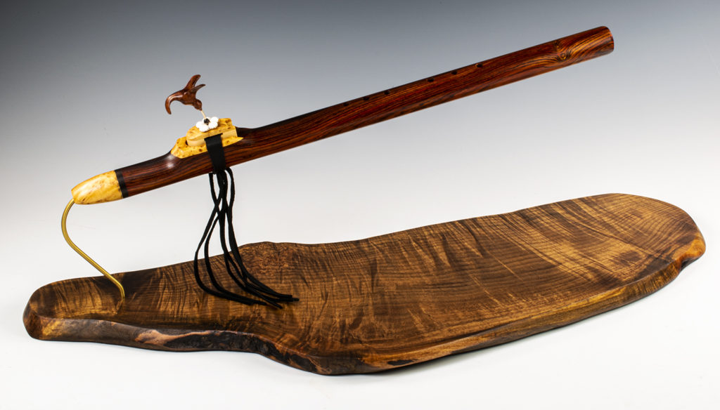 "Beauty Before Me" Contemporary Artisan Flute and Display - Shades of ...